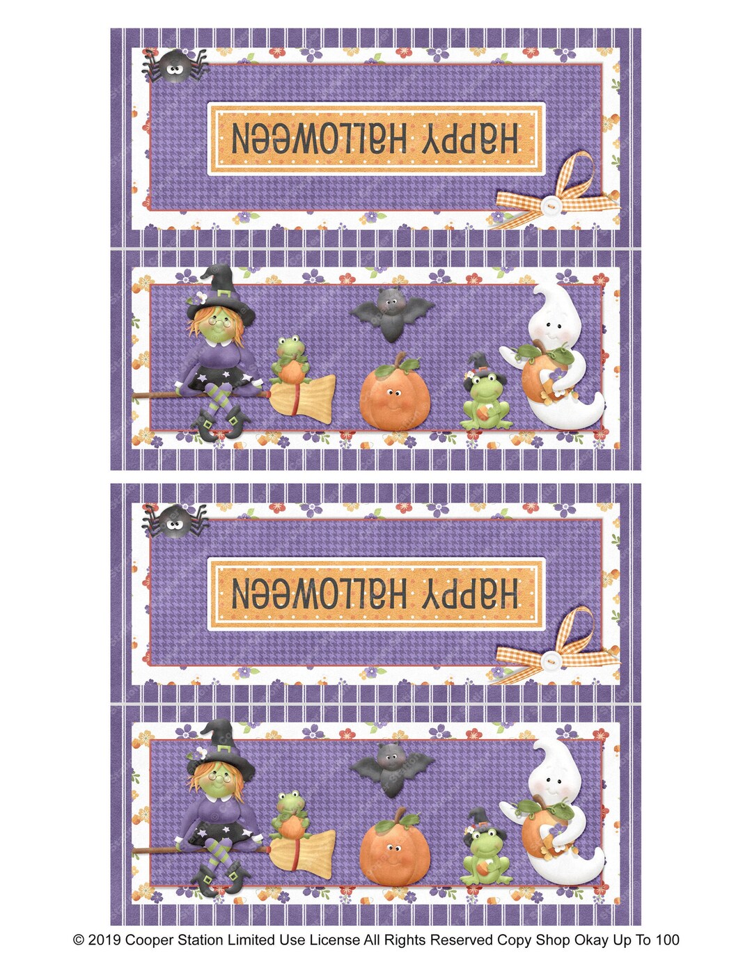 Digital Halloween Bag Topper - Witch Bag Topper - Halloween Treat Bag ...