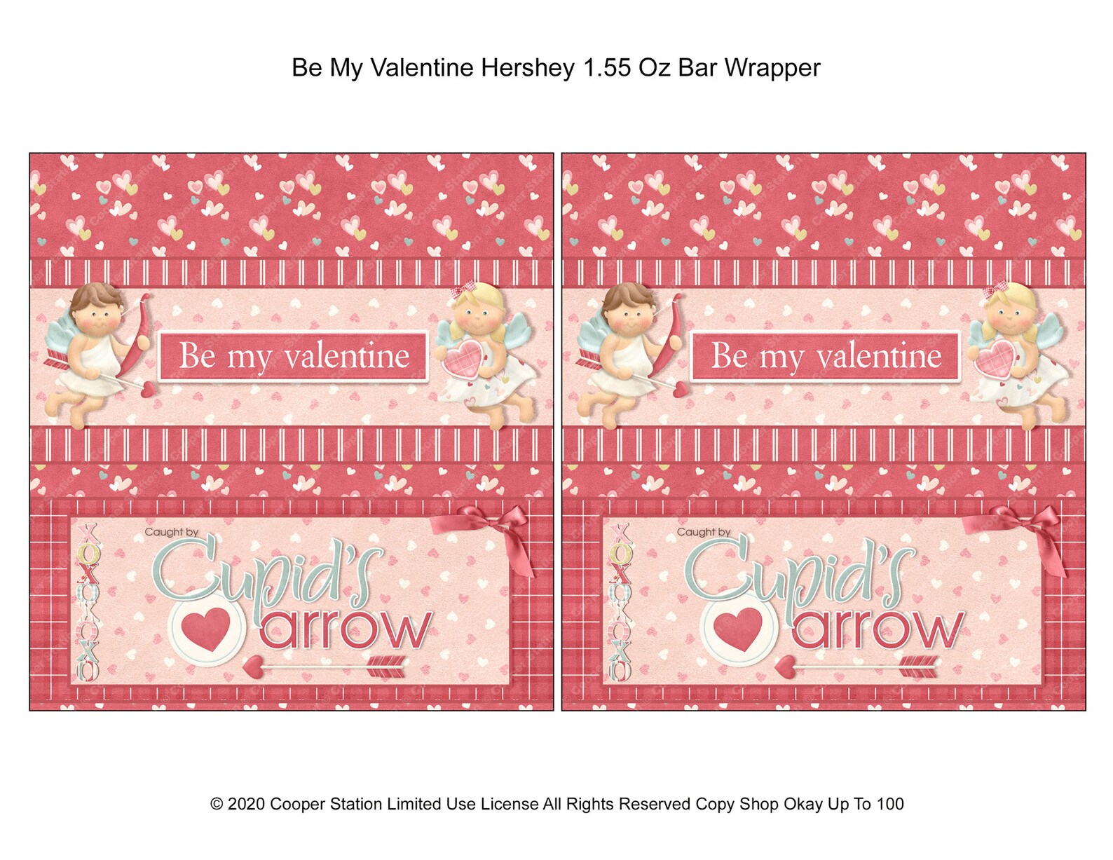 Printable Digital Valentine Candy Bar Wrapper - 1.55 Oz Size - Etsy