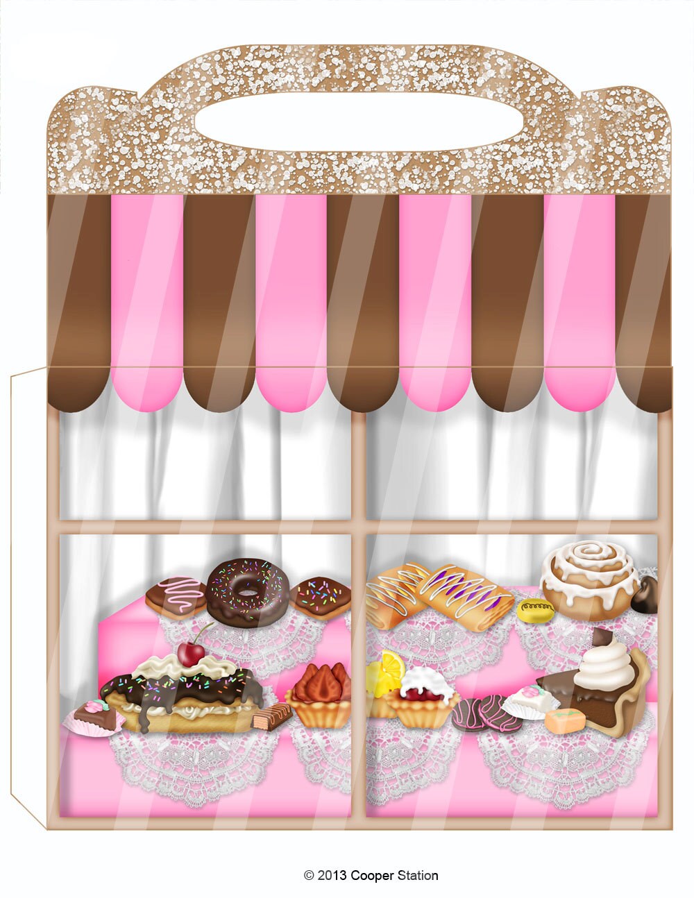 Digital Gable Sweets Box - Etsy