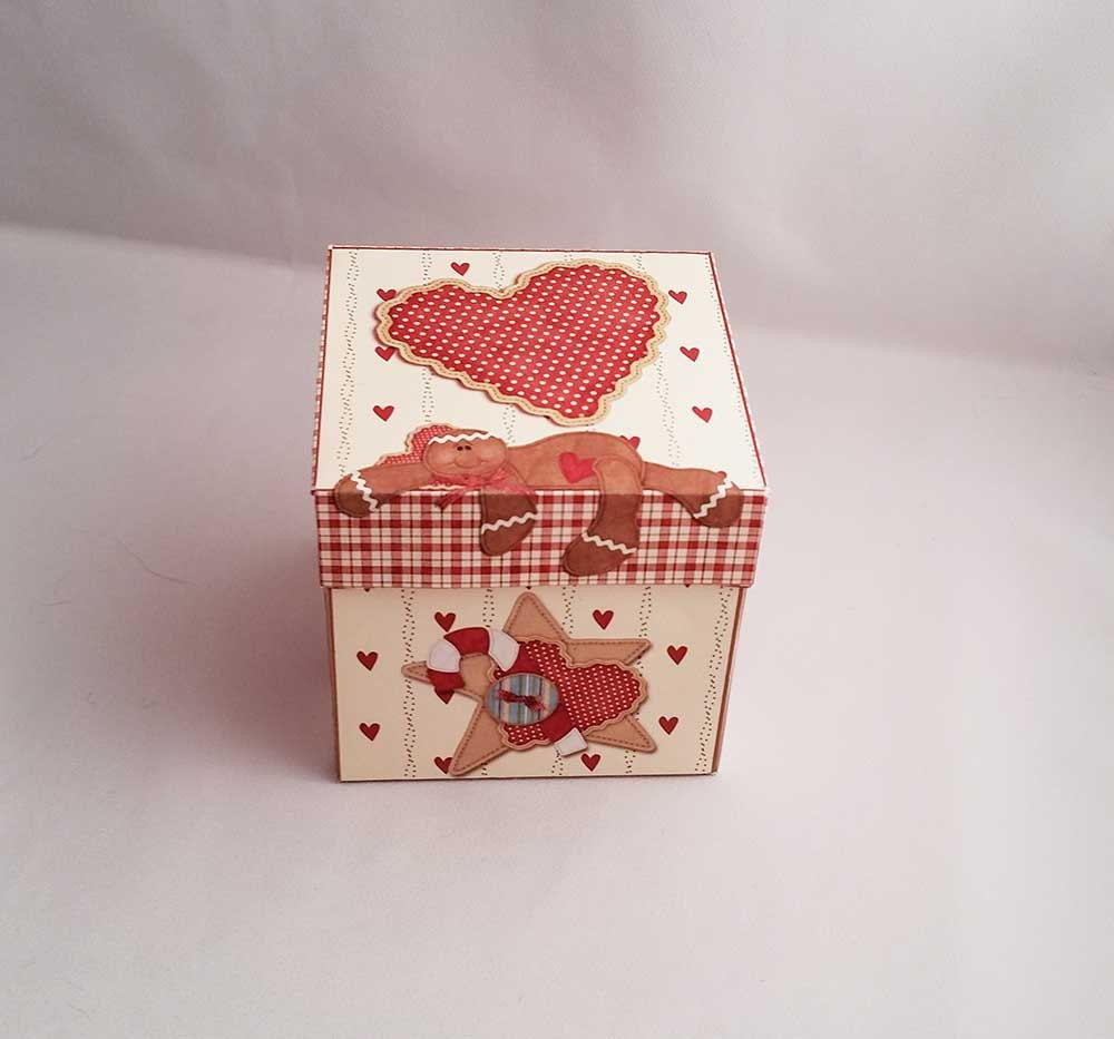 Digital Printable Small Square Christmas Box | Etsy