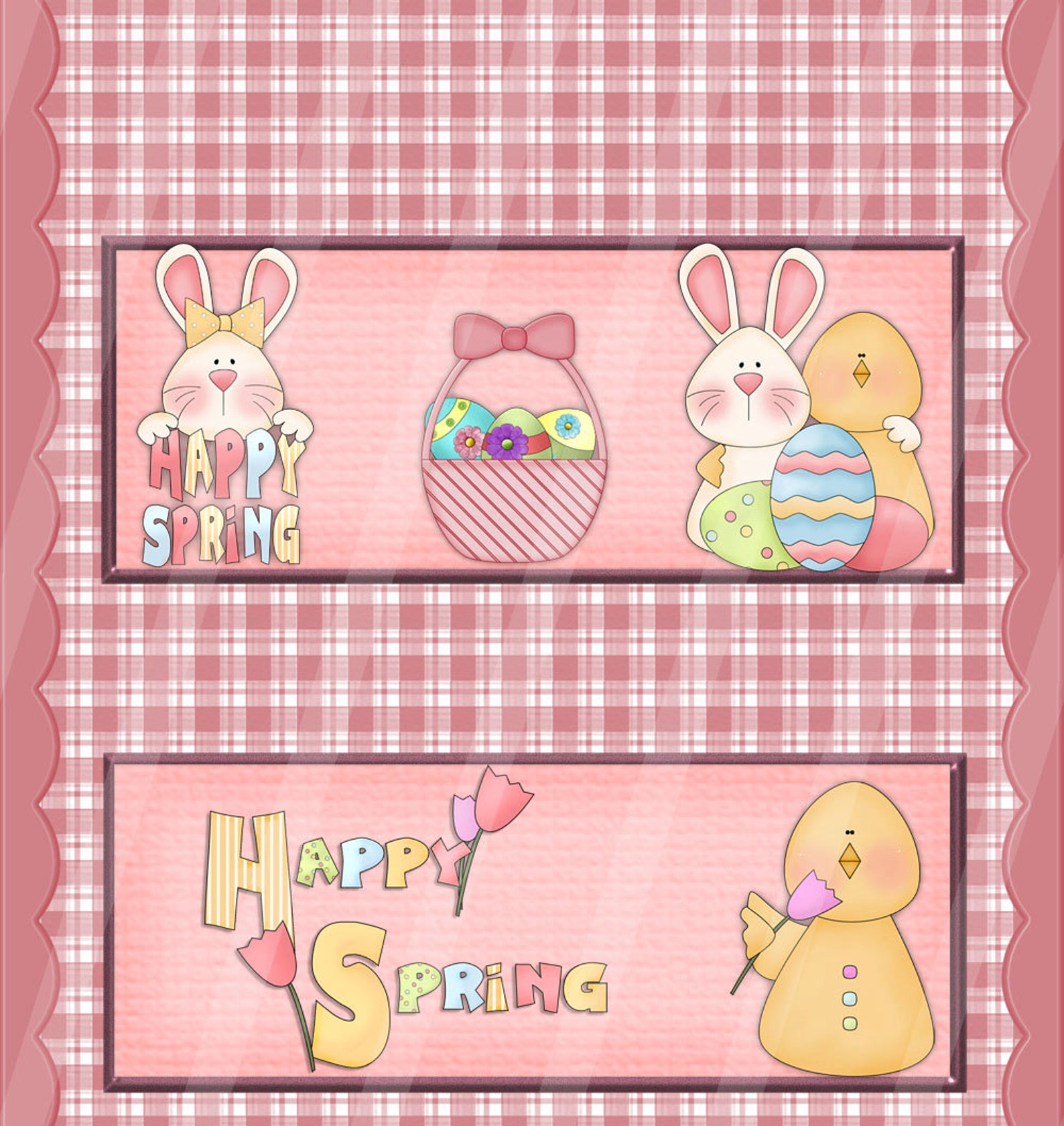 Two Digital Printable Easter Candy Bar Wrappers - Etsy