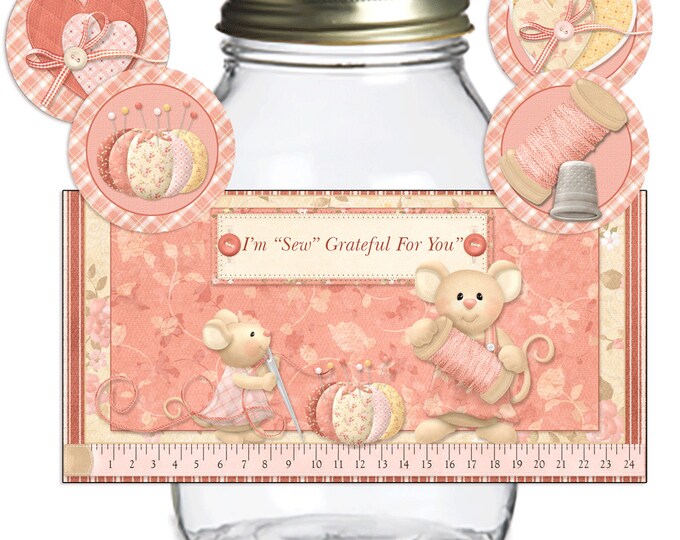 Printable Digital Gift Jar Label and Tags - Etsy