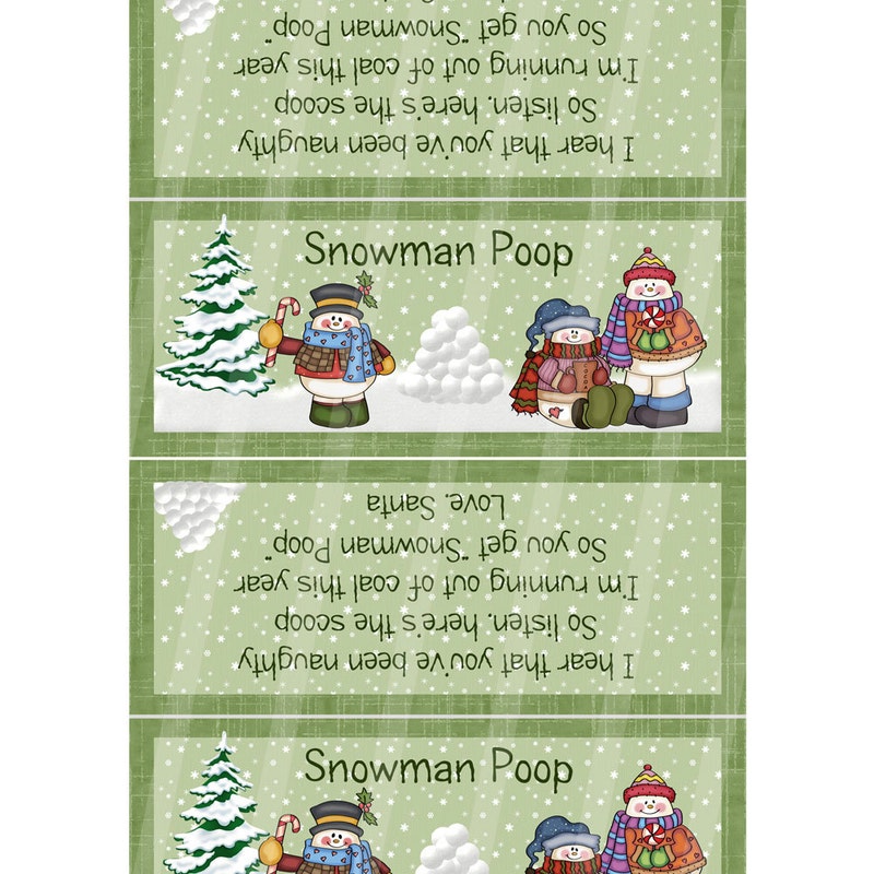 Snowman Poop Bag Topper - Etsy