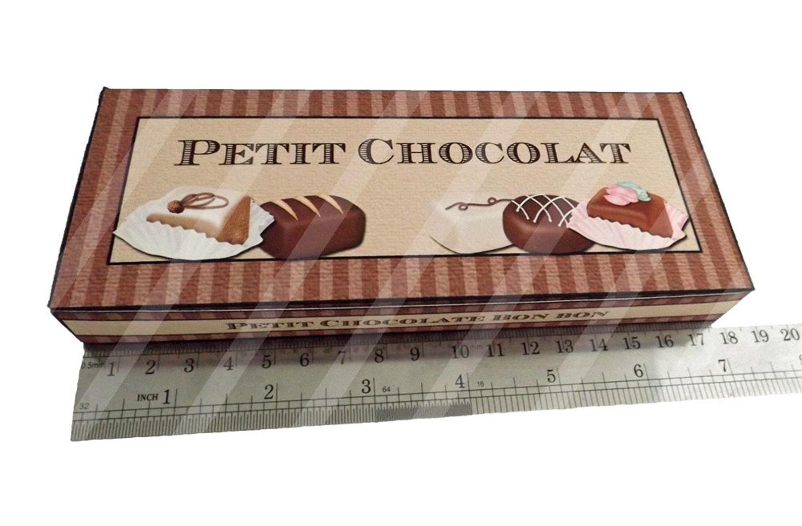 Digital Printable Chocolate Bon Bon Box | Etsy