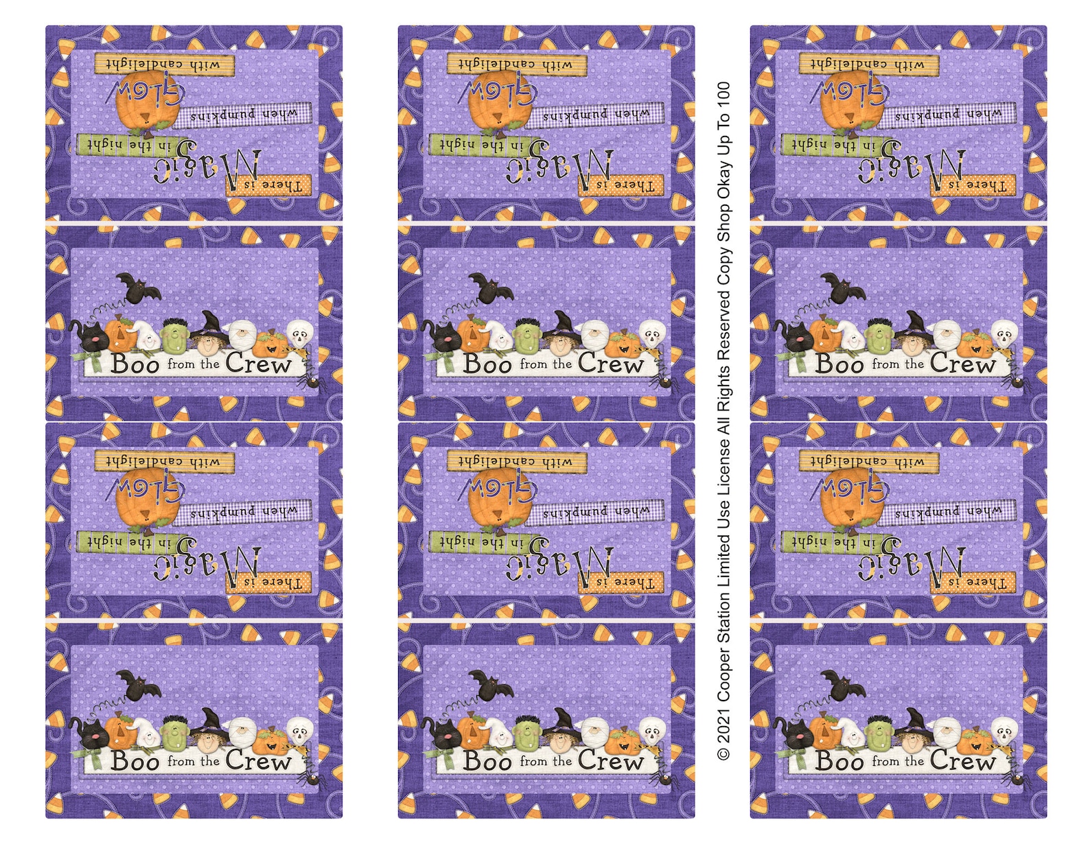 Halloween Treat Bag Toppers Small - Ghost - Witch - Pumpkins Candy Bag ...