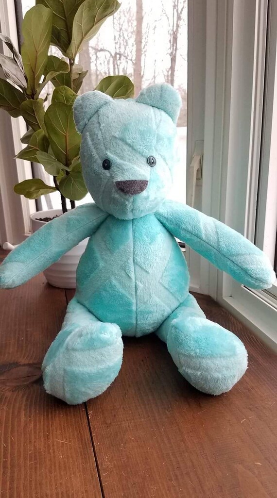 Memory Bear Keepsake Custom Made Memory Bear 18 - Etsy