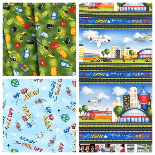 Travel Quilt Fabric - Etsy