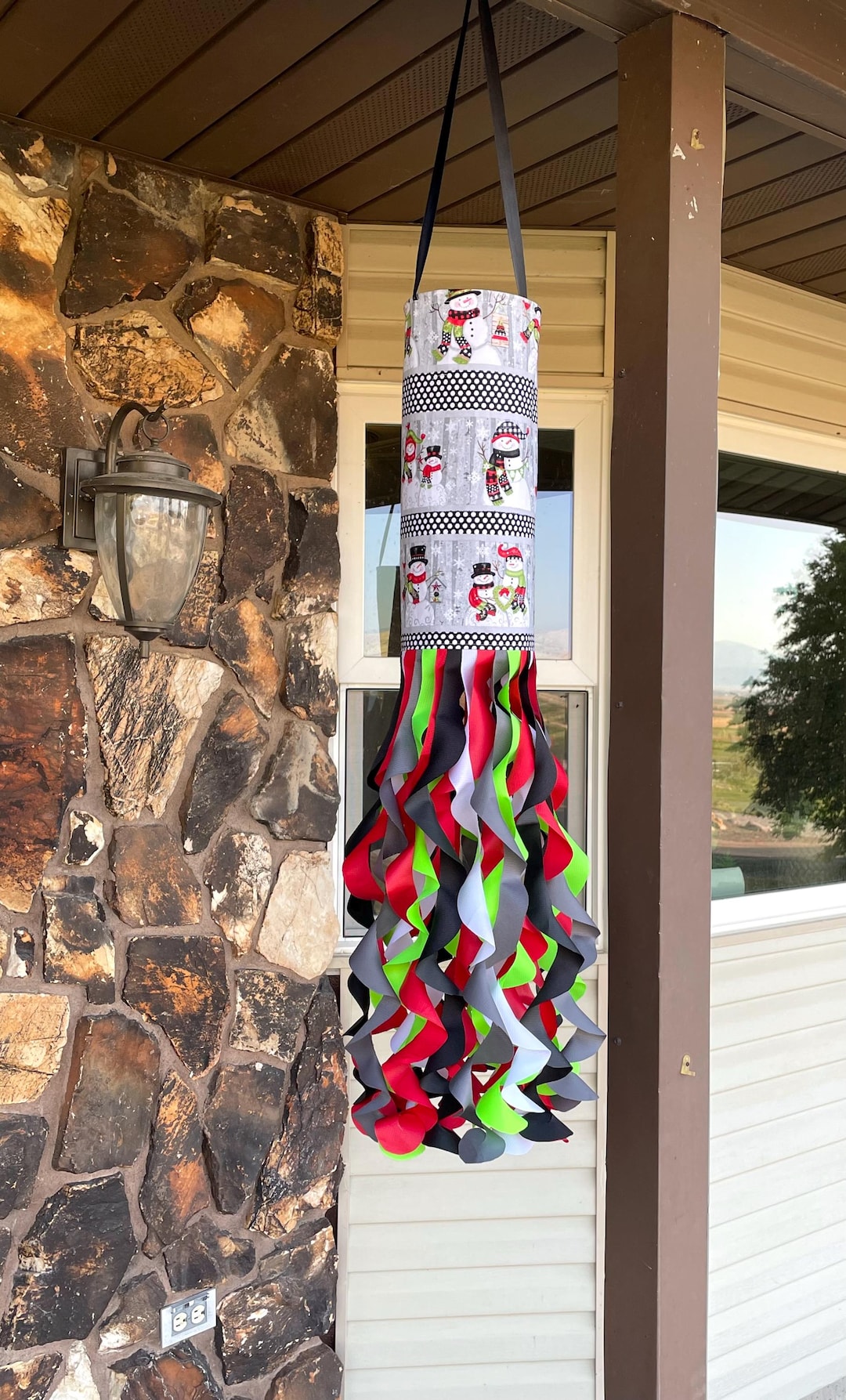 Snow Place Like Home Windsock, Christmas Decoration, Snowman Decoration ...