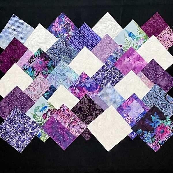 Lavender and White Fabric - Etsy