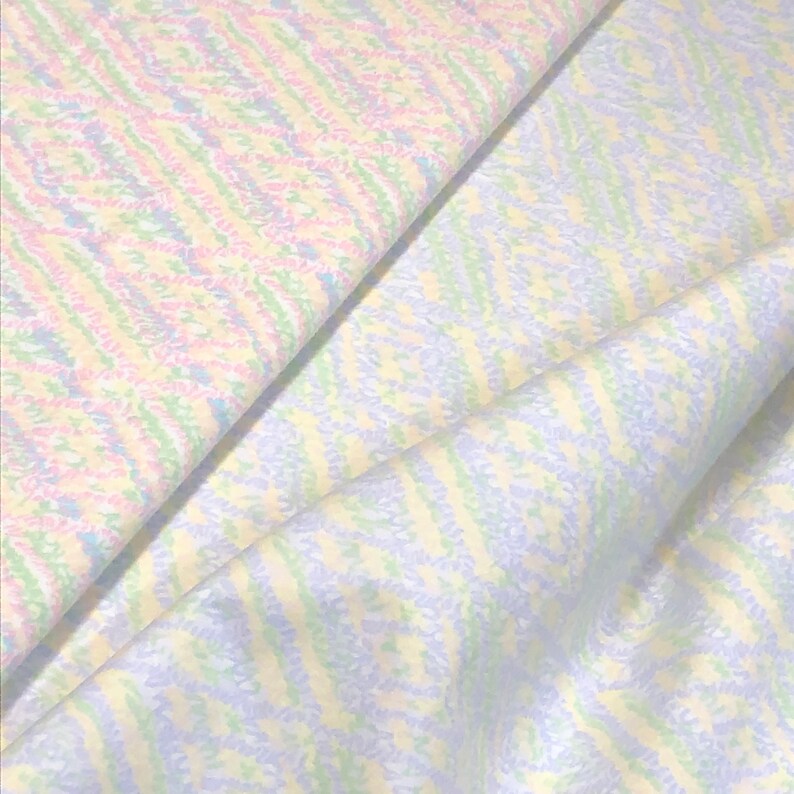 Pastel Flower Cotton Flannel Coordinate Pastel Fabric Blue | Etsy