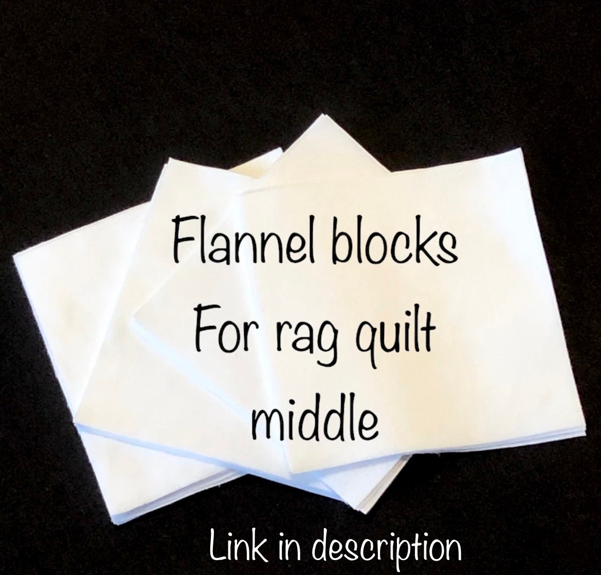Baby Rainbow Rag Quilt Kit, 72 Pre Cut Quilt Blocks 7" Squares, Pink ...