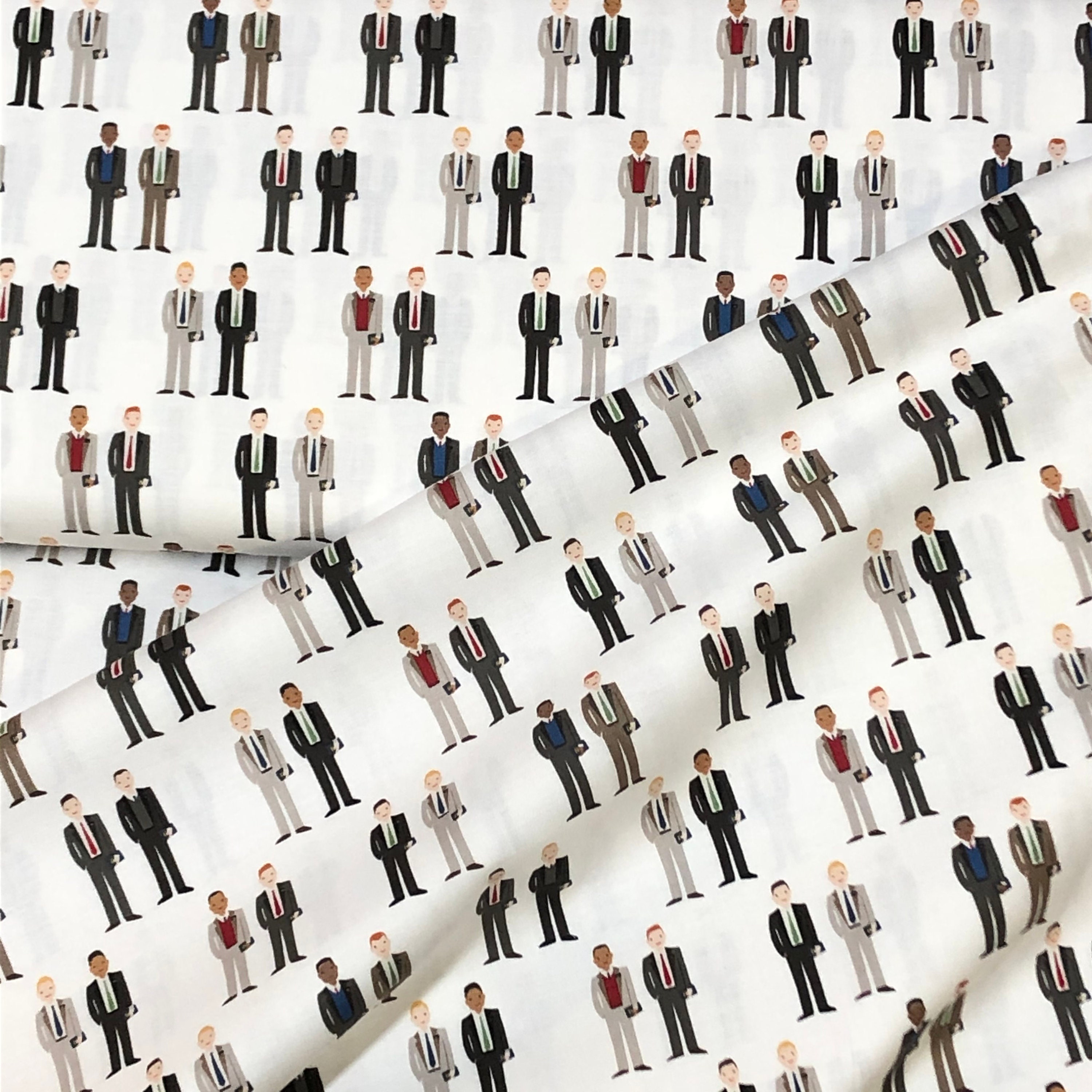 Called to Serve fabric LDS Elder missionary blue gray white | Etsy