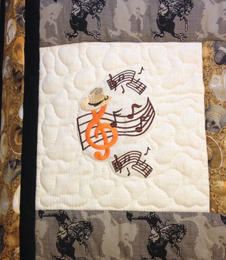 Rodeo Cowboy Western Quilt Embroidered Queen Quilt | Etsy