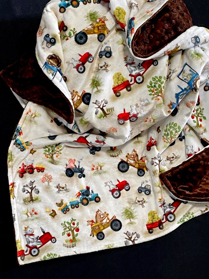 Farm Funny Digital Cuddle Minky Shannon Fabrics Farm Animals - Etsy