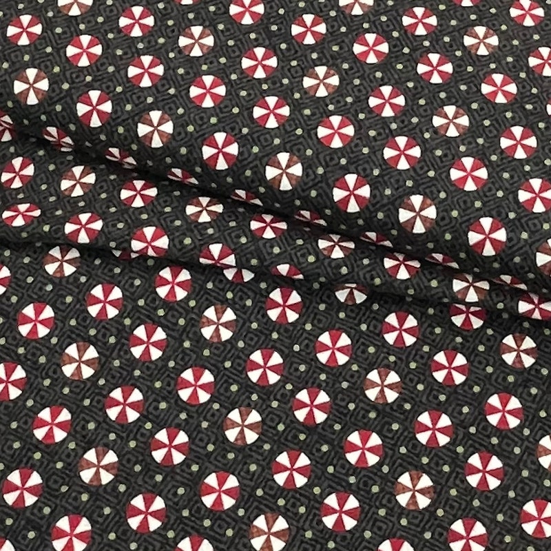 Peppermint Flannel Fabric - Etsy