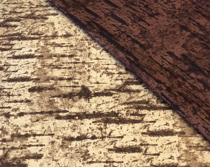 Wood Grain Birch Tree Bark Cotton Fabric, Tree Wood, Forest, Aspen Tree ...