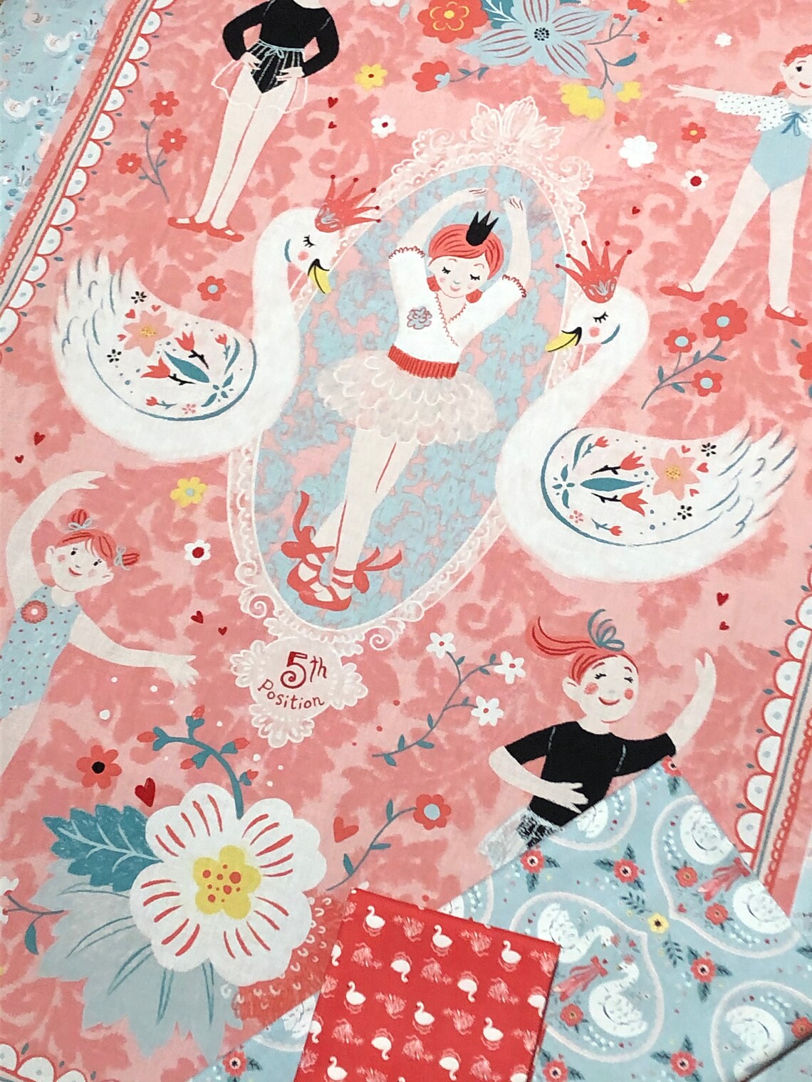 Bella Ballerina Quilt Kit Girl Dancer Fabric Panel Bedding | Etsy