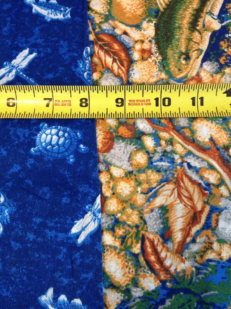 Fishing Trout Fabric Panel Wildlife Fish Tournament Beaver - Etsy Canada