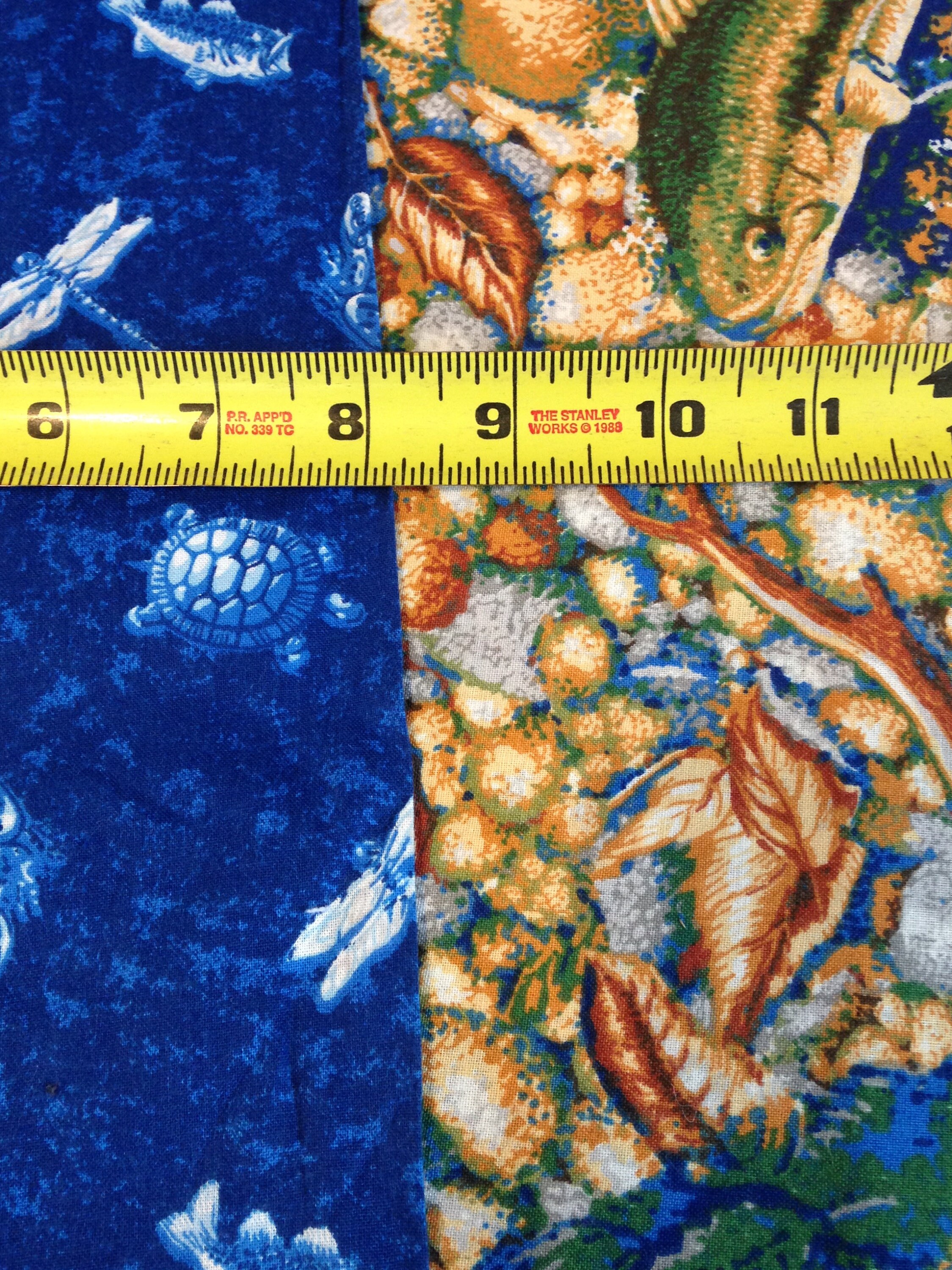 Fishing Trout Fabric Panel Wildlife Fish Tournament Beaver - Etsy Canada