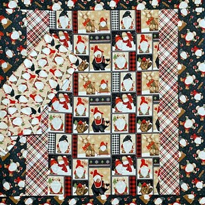 Timber Gnomies QUILT KIT Includes Panel, Borders, Binding & Back ...