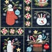 Snowdays Snowman Fabric Panel, Soft Flannel, Candy Cane, Snowman, Ice ...