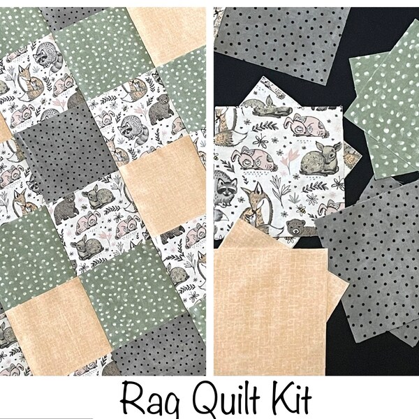 Animal Rag Quilt - Etsy