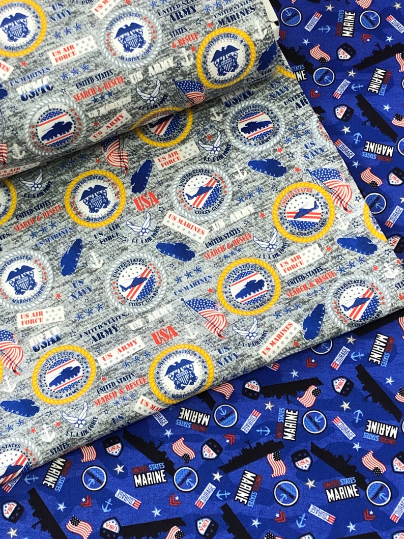 Military Fabric US Navy, Marines, Airforce, Army, Camouflage Soldiers ...