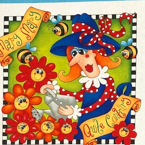 Bed Time Rhymes Nursery Lullaby Panel, Little Miss Muffet, Mary Quite ...