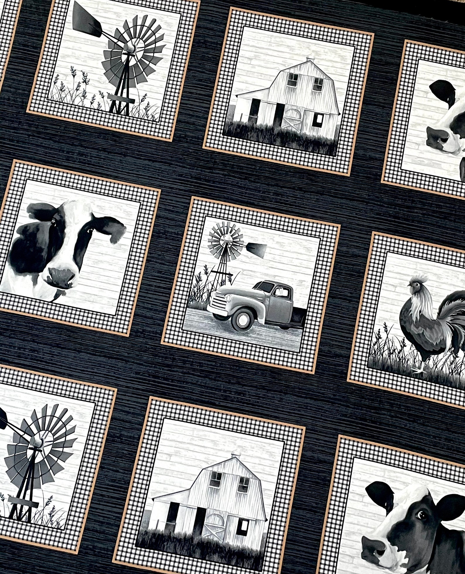 Buttermilk Farmstead 12 Picture Panel Cow Chicken Barn - Etsy
