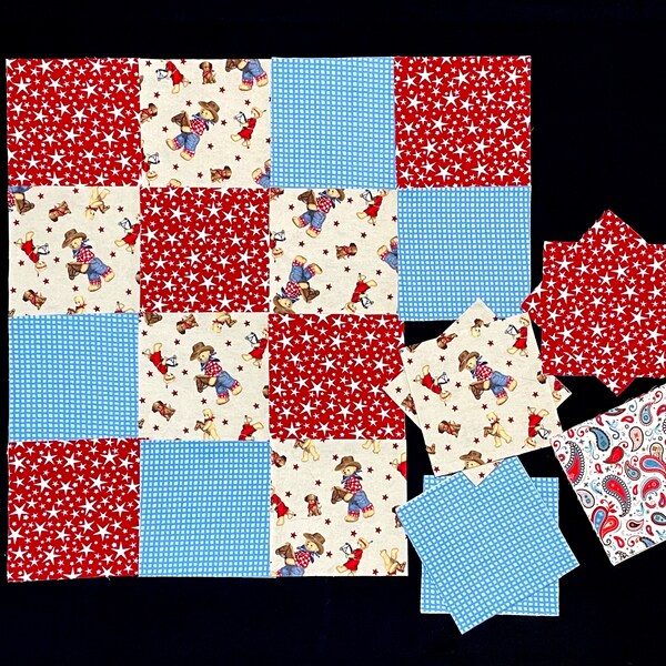 Cowboy Baby Boy Quilt Kit - Etsy