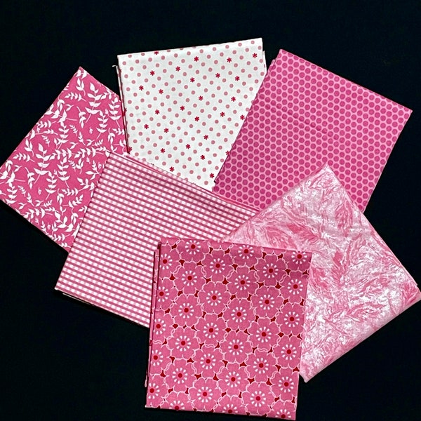 Fat Quarters Pink - Etsy