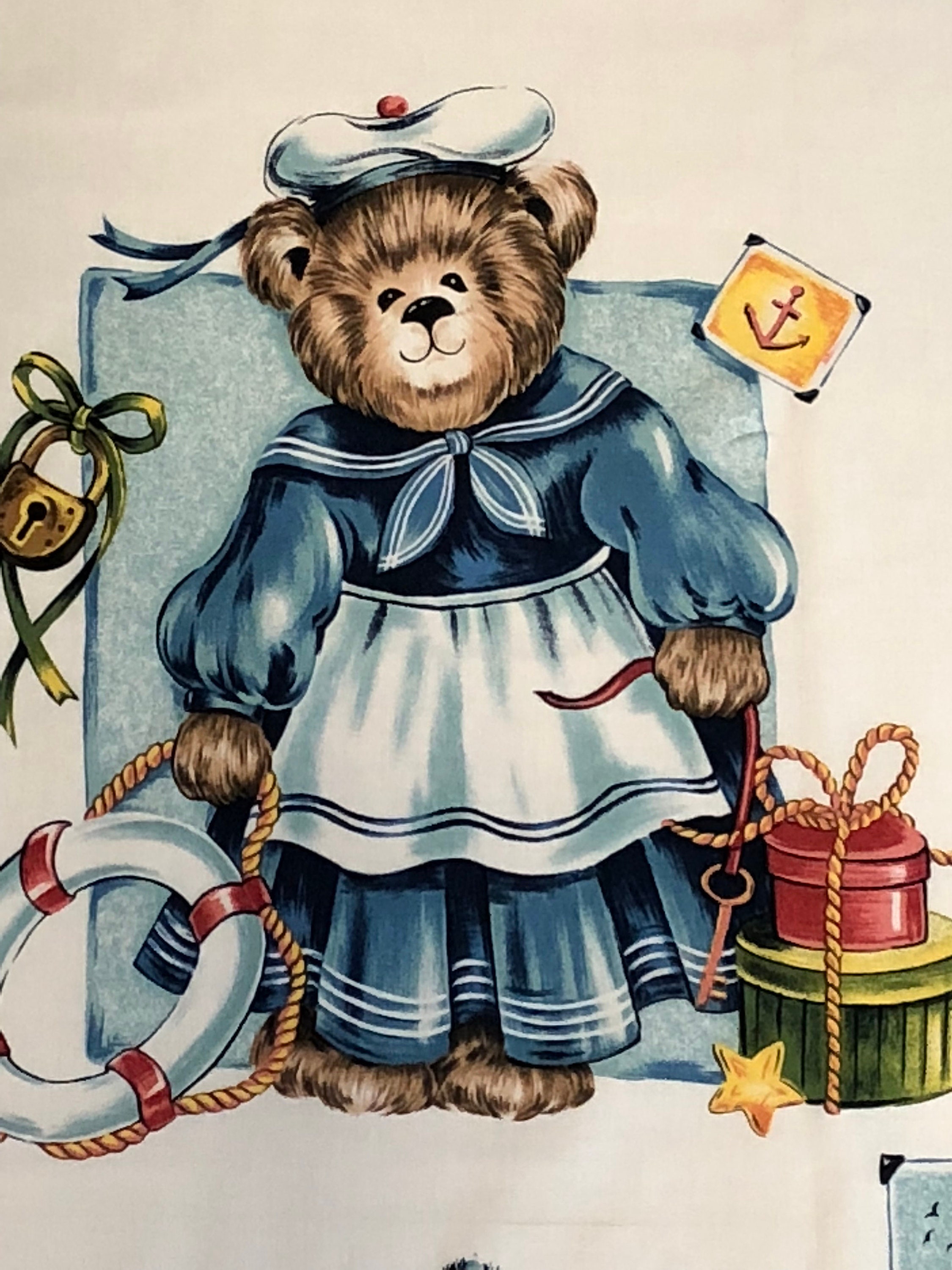 Teddy Bär Matrose nautischen Bären QUILT KIT Marine | Etsy
