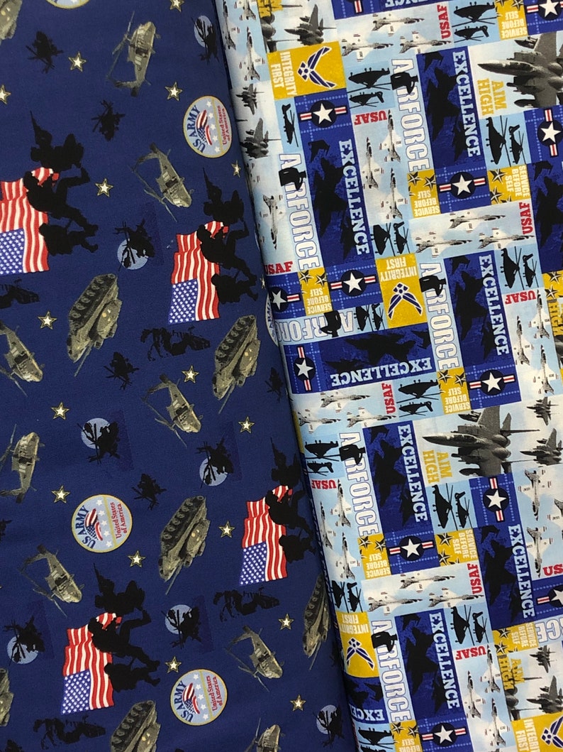 Military Fabric US Navy, Marines, Airforce, Army, Camouflage Soldiers ...