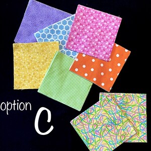 Baby Rainbow Rag Quilt Kit, 72 Pre Cut Quilt Blocks 7 Squares, Pink ...