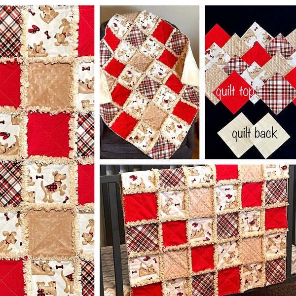Dog Rag Quilt Pattern - Etsy