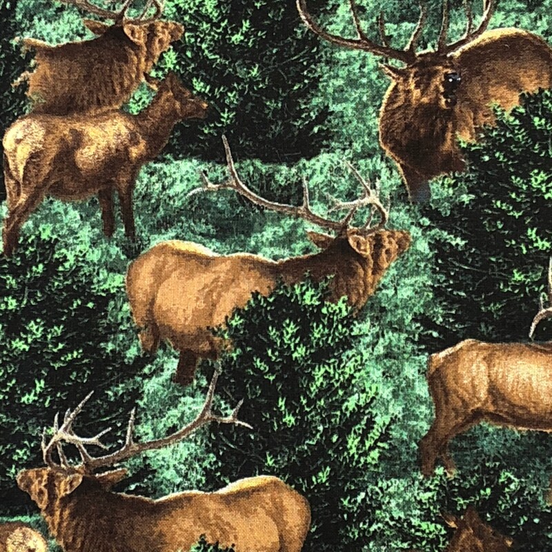 Elk Fabric - Etsy