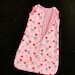 Baby Girl Heart Mouse Pink Sleep Sack, 2 Layers Soft Warm Flannel, 3-9 ...