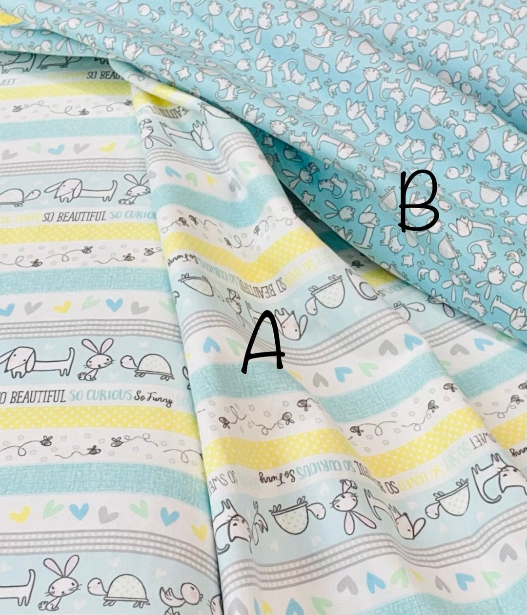 Doodle Baby Flannel by Benartex 13221F-99, Doodle Baby Stripe, 13223F ...