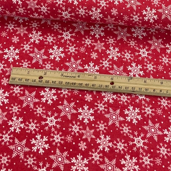 Snowflake Fabric - Etsy