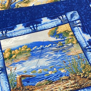 Fishing Trout Fabric Panel, Wildlife Fish, Tournament Beaver Lake Fish ...