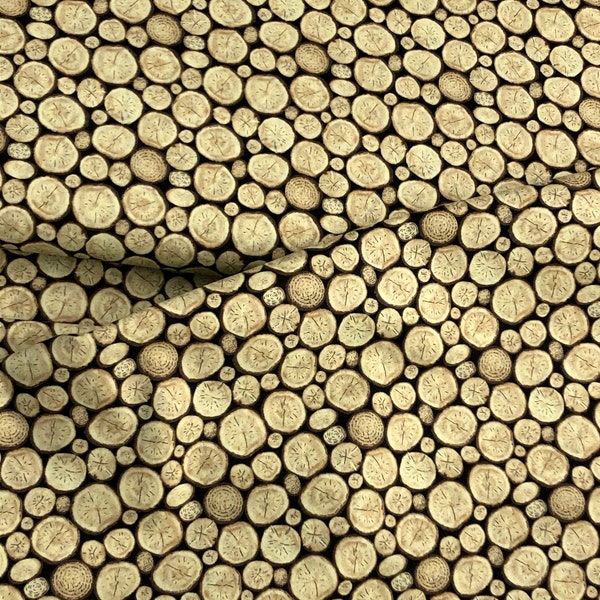 Wood Log Fabric - Etsy