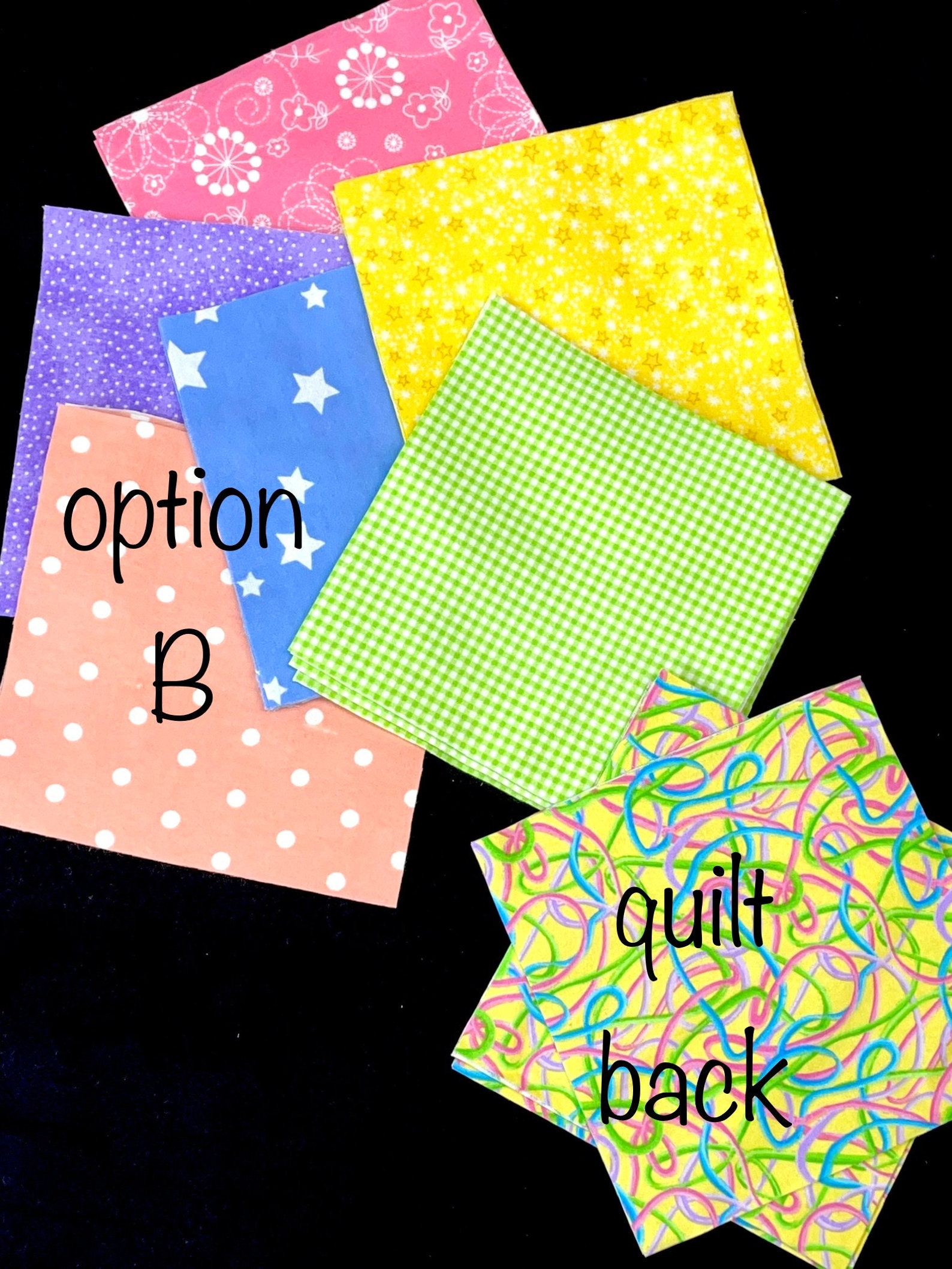 Baby Rainbow Rag Quilt Kit, 72 Pre Cut Quilt Blocks 7 Squares, Pink ...
