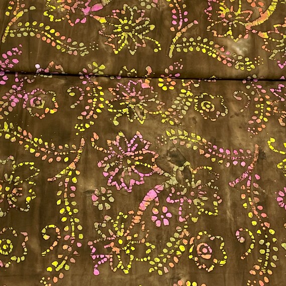 Beige Batik Fabric