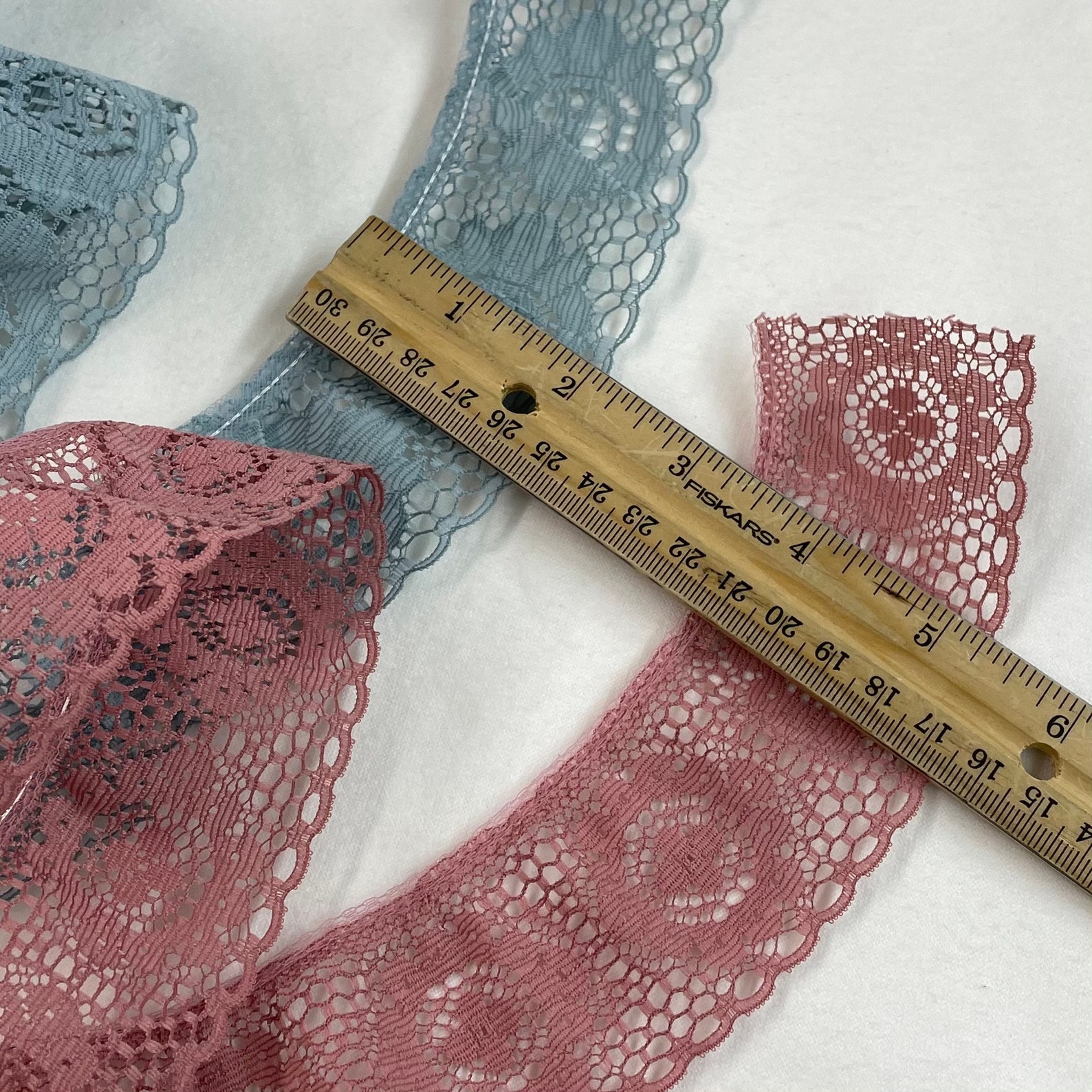 Bulk Lace 5 Yards for 3.00 Dollars Ruffled Lace With Ribbon - Etsy