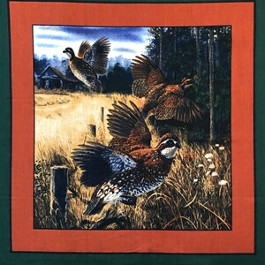 Pheasant Fabric Panel, Beautiful Pheasant, Bird, Wildlife Quilt Pillow ...