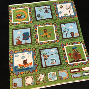 Koala Bear Kangaroo Owl QUILT KIT Panel, Binding & Backing, Hooty Hoot ...