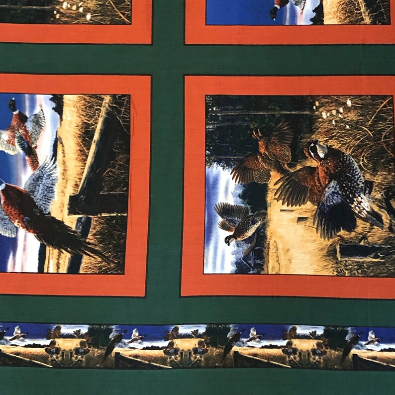 Pheasant Fabric Panel Beautiful Pheasant Bird Wildlife - Etsy