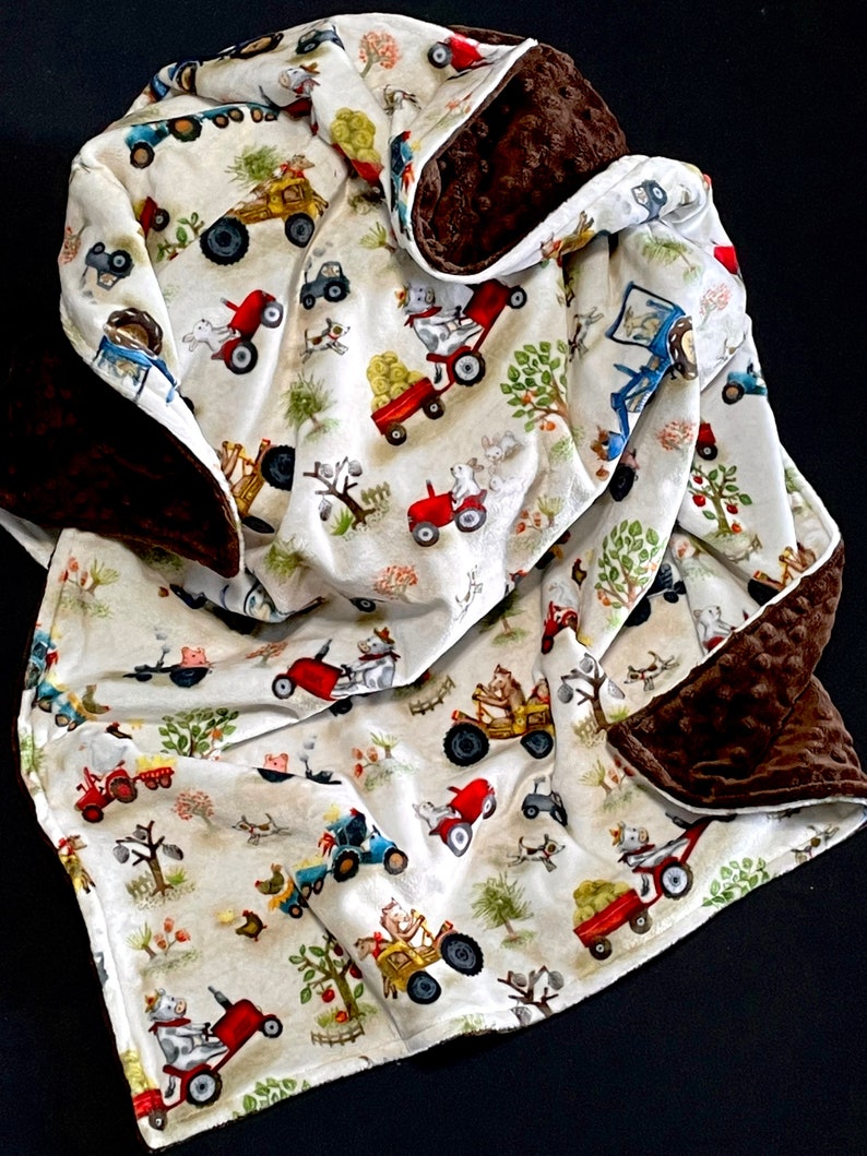 Farm Funny Digital Cuddle Minky Shannon Fabrics Farm Animals - Etsy