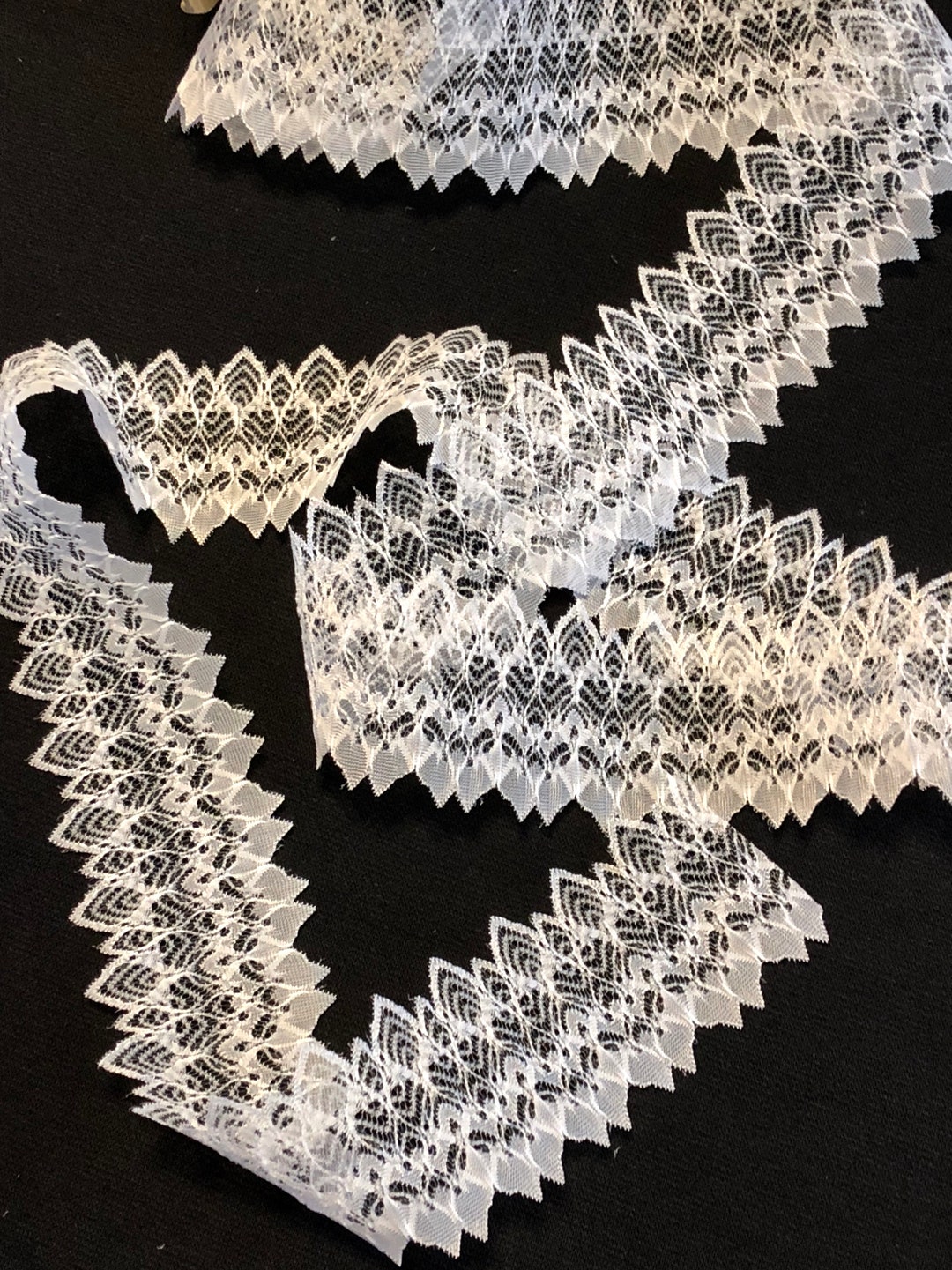 Bulk Lace, 5 Yards for 8.00, 2 Inch White Wedding Lace, Dress Making ...