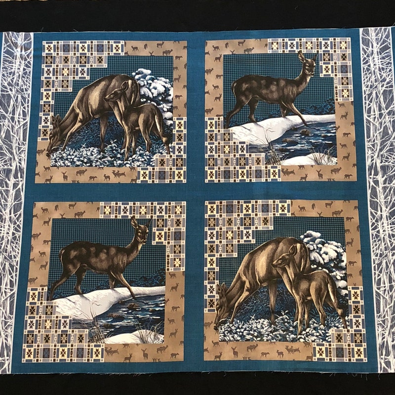 Fawn Print Fabric - Etsy
